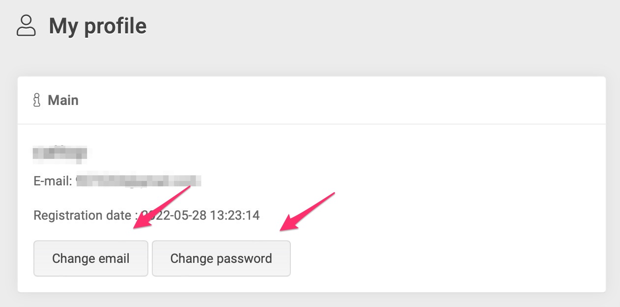 Profile and interface preferences — Support center